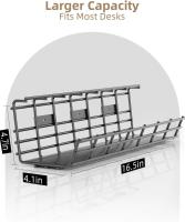 China Power Coated Metal Under Desk Cable Management Tray for Living Room Wire Organization for sale