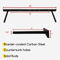 China Nonstandard Heavy Duty Floating Shelf Brackets for Wood Wall Mount Blind Shelving for sale