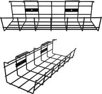 China Super Sturdy Heavy Duty Under Table Cable Management Hook Type Metal Wire Cable Duct for sale