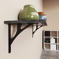 China 5mm Thickness Powder Coated Decorative Furniture Shelves Bracket for Items on Amazon for sale