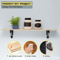 China 5mm Thickness Powder Coated Decorative Furniture Shelves Bracket for Items on Amazon for sale