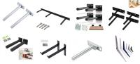 China Standard Single-side Bracket for Wood Shelf T Invisible Shelf Installation for sale