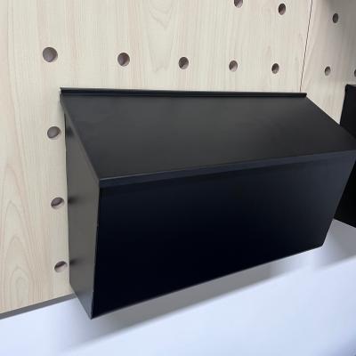 China Outdoors Modern Design Large Wall-Mountable Mailbox Metal Mail Box 0.8mm Thickness for sale