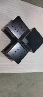 China 4x4 Q235B Steel Pergola Corner Bracket for Corrosion and Rust Resistant Extension for sale