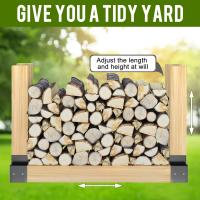 China Adjustable Heavy Duty Firewood Rack Bracket for 2x3 Timber Single-side Structure for sale