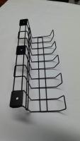 China Under Desk Metal Wire Cable Tray 2 Pack No-Drill Cable Basket for Desk 10 Silk Thickness for sale