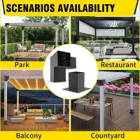 China Modular Sheet Metal Fabrication Pergola Steel Bracket Kits with Elevated Wood Stand for sale