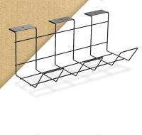 China Under Desk Cable Management Tray Steel Material and Clamps for Organizing Cables for sale