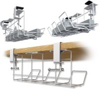 China Under Desk Cable Management Tray Steel Material and Clamps for Organizing Cables for sale
