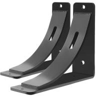 China Powder Coated Heavy Duty Steel Shelf Brackets 450LBS Load Capacity Metal Triangle Bracket for sale
