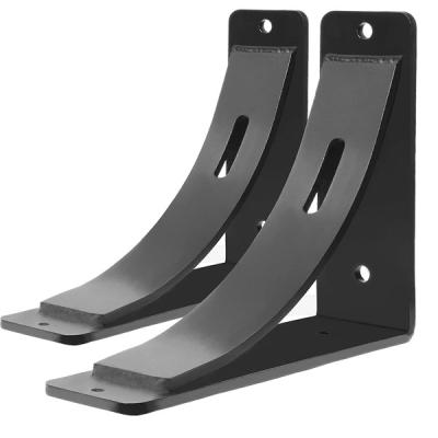 China Powder Coated Heavy Duty Steel Shelf Brackets 450LBS Load Capacity Metal Triangle Bracket for sale
