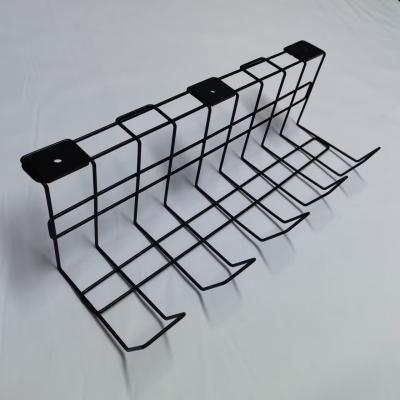 China 0.36kg Under Desk Cable Management Tray Metal Wire Cord Organizer Functional Design for sale