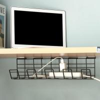 China 0.36kg Under Desk Cable Management Tray Metal Wire Cord Organizer Functional Design for sale