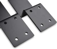 China Door Reinforcement Brackets Heavy Duty Door Barricade 4mm/6mm Thickness Hardware Included for sale