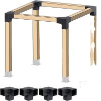 China Professional Steel Q235B Construction Pergola Post Base Metal Brackets for Gazebo Kit for sale