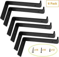 China Powder Coated Triangle Bracket Decorative Shelf Support for Wall Mounted Shelves for sale