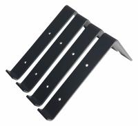 China Powder Coated Triangle Bracket Decorative Shelf Support for Wall Mounted Shelves for sale