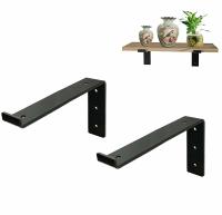 China Powder Coated Triangle Bracket Decorative Shelf Support for Wall Mounted Shelves for sale