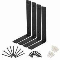 China Powder Coated Triangle Bracket Decorative Shelf Support for Wall Mounted Shelves for sale