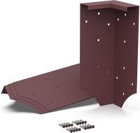 China DIY Vegetable Raised Garden Bed Corner Bracket With Fixing Lip Offered Powder Coating for sale
