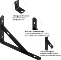 China Home Decoration Right Angle Wall Mount Shelf Support Bracket Heavy Duty Shelf Bracket for sale
