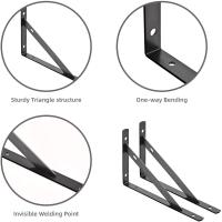 China Home Decoration Right Angle Wall Mount Shelf Support Bracket Heavy Duty Shelf Bracket for sale