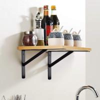 China Home Decoration Right Angle Wall Mount Shelf Support Bracket Heavy Duty Shelf Bracket for sale