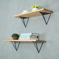 China Triangle Wall Mounted Shelf Support for Carbon Steel Hairpin Shelf Bracket in White for sale
