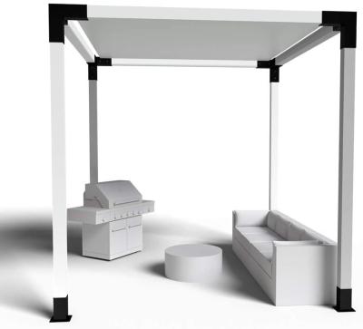 China Nature Pressure Treated Wood Pergola Metal Hardware Bracket with Powder Coating for sale