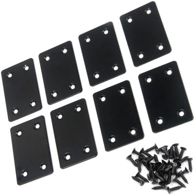 China Work Process Bending Stainless Steel Mending Plates Straight Support Shelf Bracket with Mounting Screws for sale