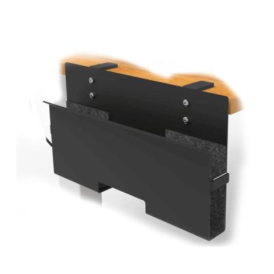 China Metal Fabrication Rectangle Vertical Storage for Under Desk Laptop File and Cable Needs for sale