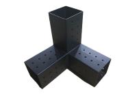 China OEM Heavy Duty Steel Sheet Metal Corner Bracket for Pergola / Wooden Structures for sale