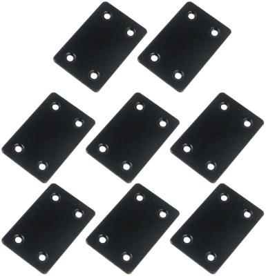 China Silver Straight Bracket for Wood Furniture Corner Braces Joint Furniture Shelf Bracket for sale