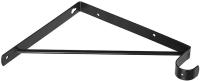 China 15*9inch Wall Mounted Shelf Brackets Clothes Hanger Pole Closet Rod Support Bracket for sale