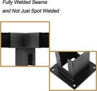 China Arm Pergola Corner Bracket Easily Assembled 3-Way Extension Bracket for Wood Type for sale