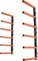 China Powder Coated 6-Tier Lumber Storage Rack for Space Saving and Organized Wood Storage for sale
