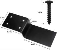 China Nonstandard Work Process Bending Door Barricade Brackets Metal Security Holder Bracket for sale
