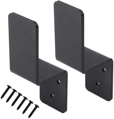 China Strengthen Your Door with Z-Shape Black Security Lock Brackets Heavy Duty Design for sale