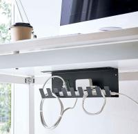China Anti-Rust Under Desk Cable Wire Slot Organizer for Power Strip Management and Storage for sale