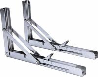 China White Stainless Steel Foldable Wall Mounted Work Bench with Included Nuts and Screws for sale
