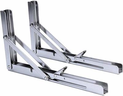 China White Stainless Steel Foldable Wall Mounted Work Bench with Included Nuts and Screws for sale