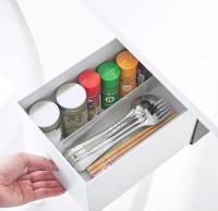 China Metal Under Table Storage Box with Heavy Duty Shelf and Floating Hidden Desk Drawer for sale