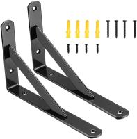 China Nonstandard Bending L Shape 150mm Book Shelf Bracket for Floating Shelves Corner Brace for sale