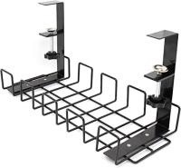 China Home/Office Electric Wire Organizer Tray 1mm Thickness Upgrade Cable Management Rack for sale