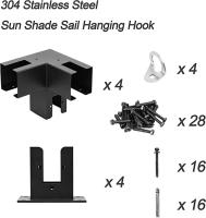 China Wood Frame Pergola Kit Boots Alloy Steel 3 Way Right Angle Corner Bracket Brackets for sale