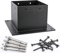 China Wood Frame Pergola Kit Boots Alloy Steel 3 Way Right Angle Corner Bracket Brackets for sale