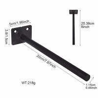 China Grey Heavy Duty 4 Pack Blind Shelf Supports Shelf Brackets for Secure Installation for sale