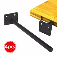China Grey Heavy Duty 4 Pack Blind Shelf Supports Shelf Brackets for Secure Installation for sale