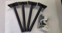 China Grey Heavy Duty 4 Pack Blind Shelf Supports Shelf Brackets for Secure Installation for sale