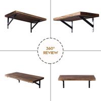China Stainless Steel 90 Degree Wall Mounted Floating Shelves Bracket for Decorative Shelf for sale